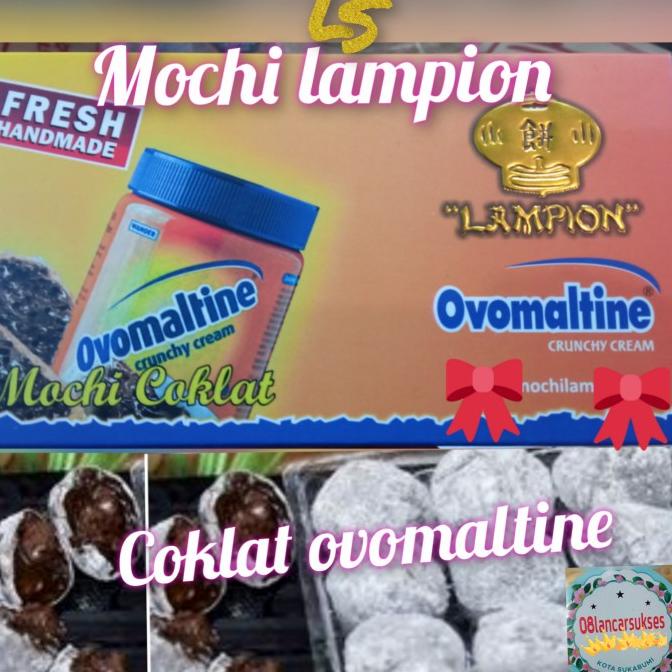 Jual ren kue mochi kaswari lampion mochi coklat ovomaltine | Shopee ...