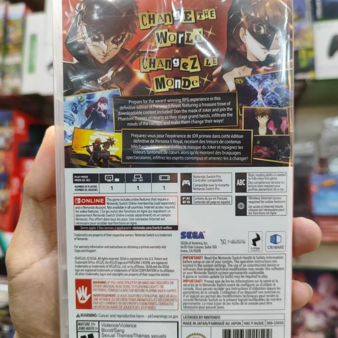 Jual Nintendo Switch Persona 5 The Royal / P5 / Persona 5 Royal ...