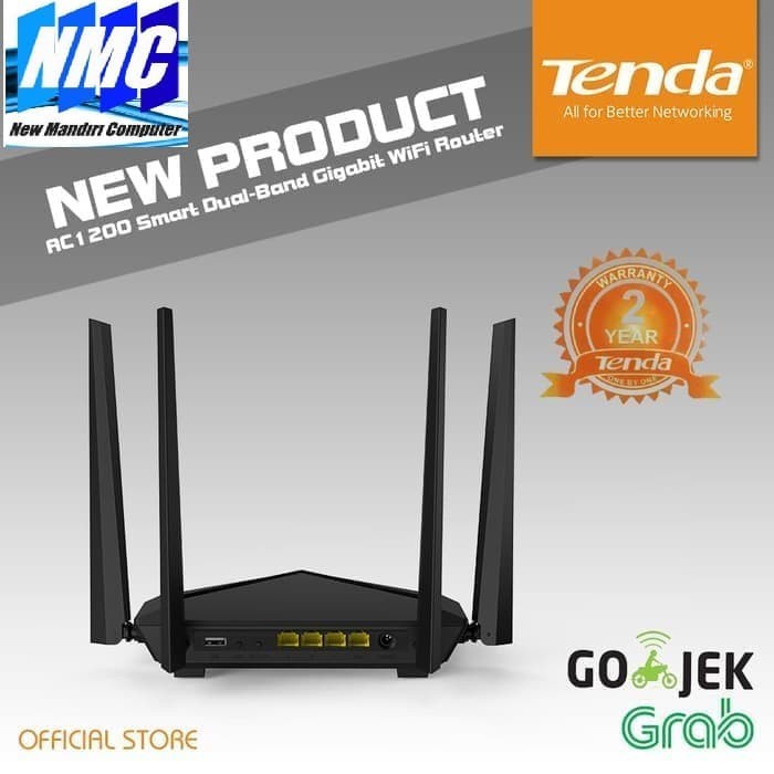 Jual Tenda AC10U - AC1200 MU-MIMO Smart Dual-Band Gigabit MUMIMO TENDA AC10 | Shopee Indonesia