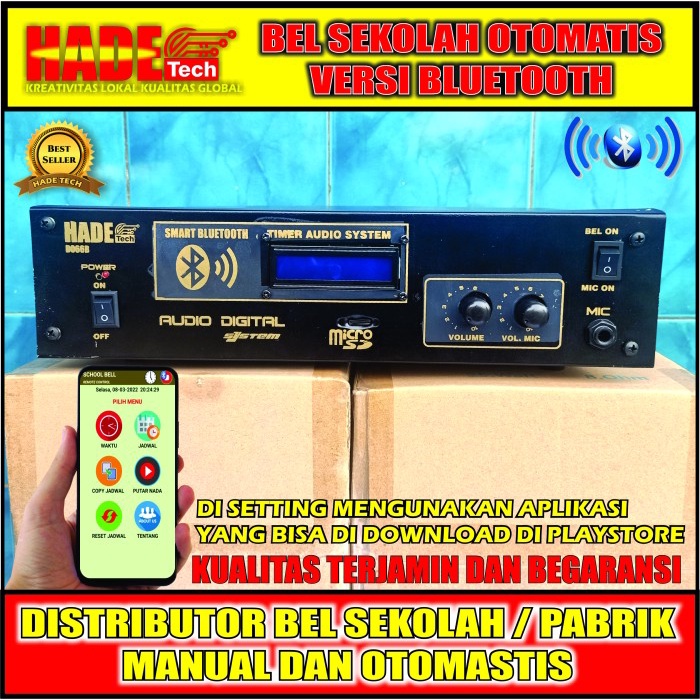 Jual Guid Bel Sekolah Otomatis Setting Bluetooth | Shopee Indonesia