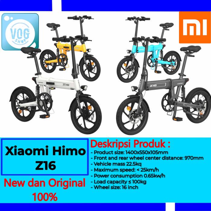 Jual Sepeda Lipat Elektrik Himo Z16 - Speda Listrik LIpat Himo Z16 ...