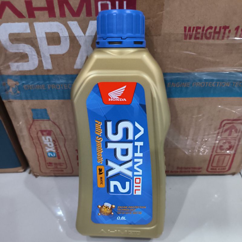 Jual OLI SPX 2 MATIC 08L 10W-30 API SL JASO MB OLI SCOOTER FULL ...