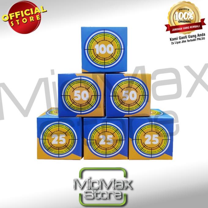 Jual Pomo Nerf Target Peluru Dart Tembakan Dadu Sasaran Tembak 6Pcs ...