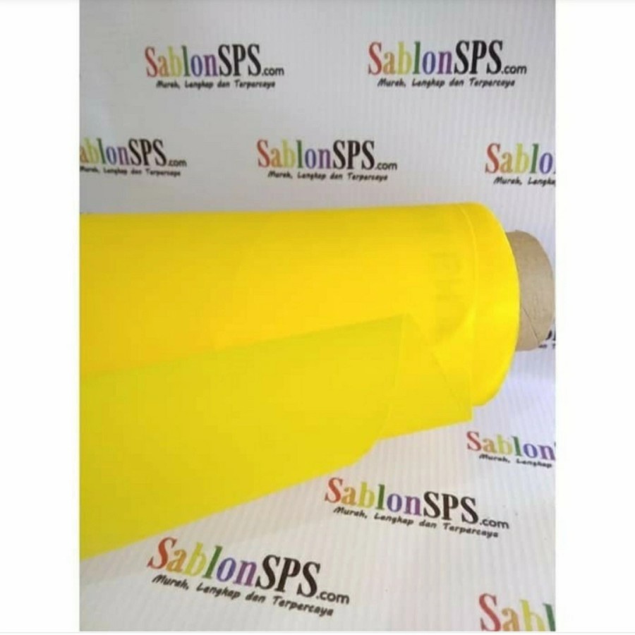 Jual KAIN SCREEN MESH SABLON T77 KUNING L:165cm | Shopee Indonesia