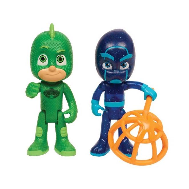 Jual Pomo PJ Masks PJMasks Figure Set Light Up Gekko & Night Ninja ...