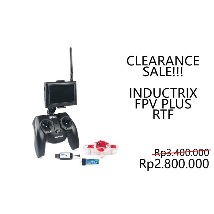 Jual INDUCTRIX FPV PLUS RTF | Shopee Indonesia