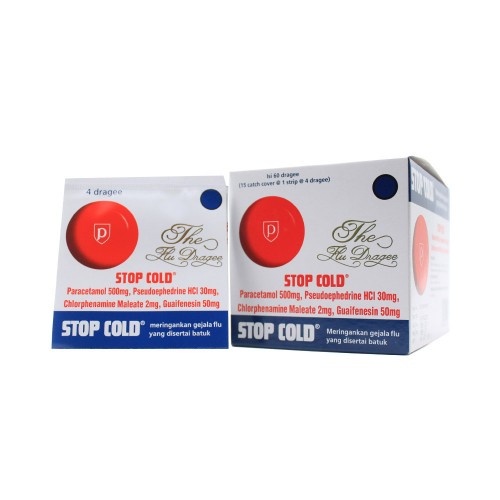 Jual Stop Cold 4 Tablet / Meringankan gejala flu yang disertai batuk ...