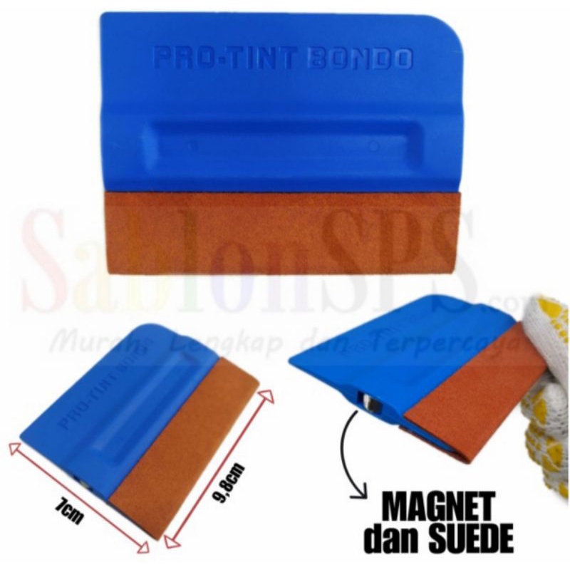 Jual SCRAPER KAPE PRO-TINT BONDO MAGNET SUEDE ALAT PASANG STIKER ...