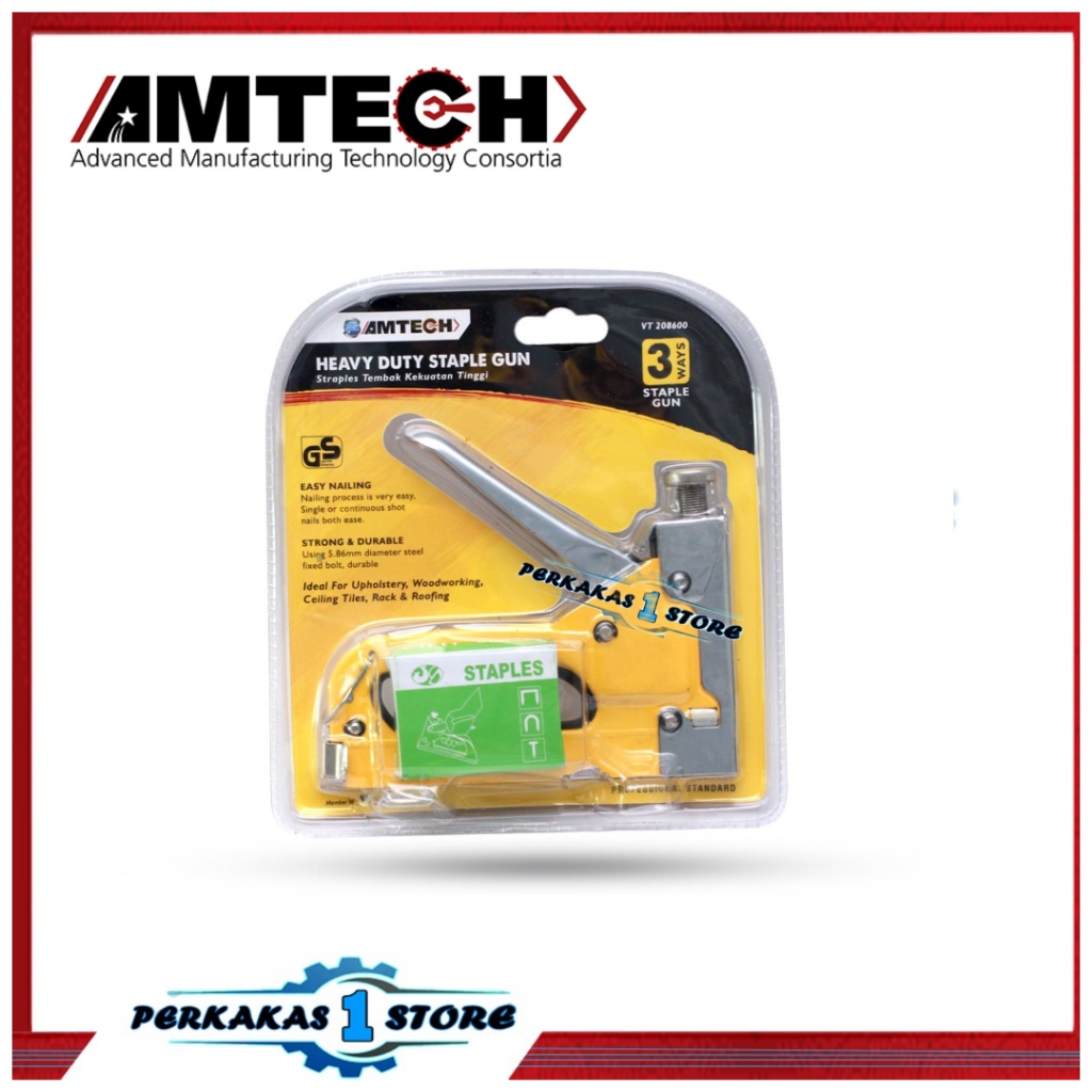 Jual Amtech Staples 3In1 Stapler Staple Gun Multifunsi 3 In 1 Alat ... Jual Amtech Staples 3In1 Stapler Staple Gun Multifunsi 3 In 1 Alat ...