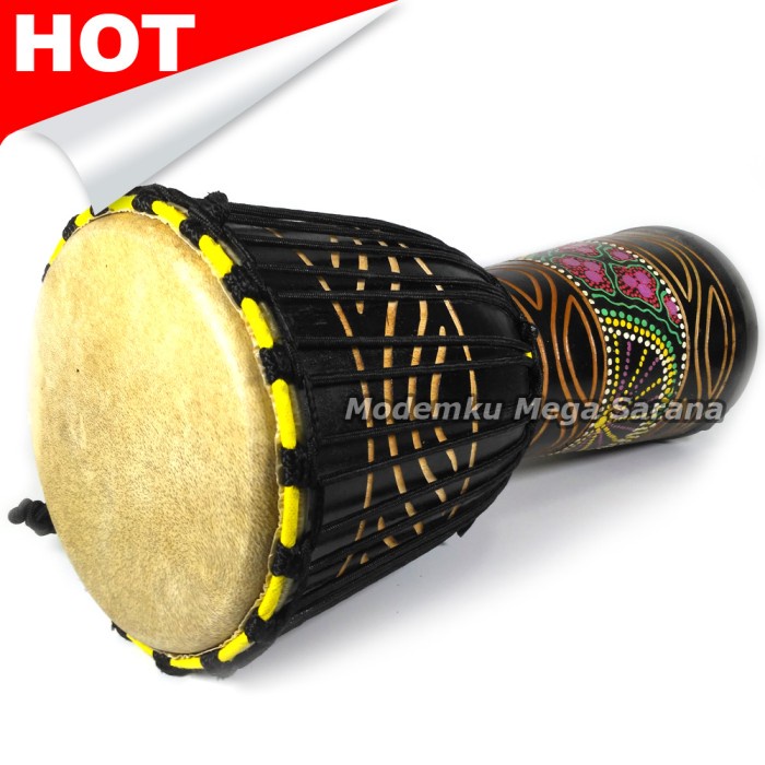 Jual Jimbe - Alat Musik Tradisional Jimbe Djembe - 48X21X21 Cm | Shopee ...