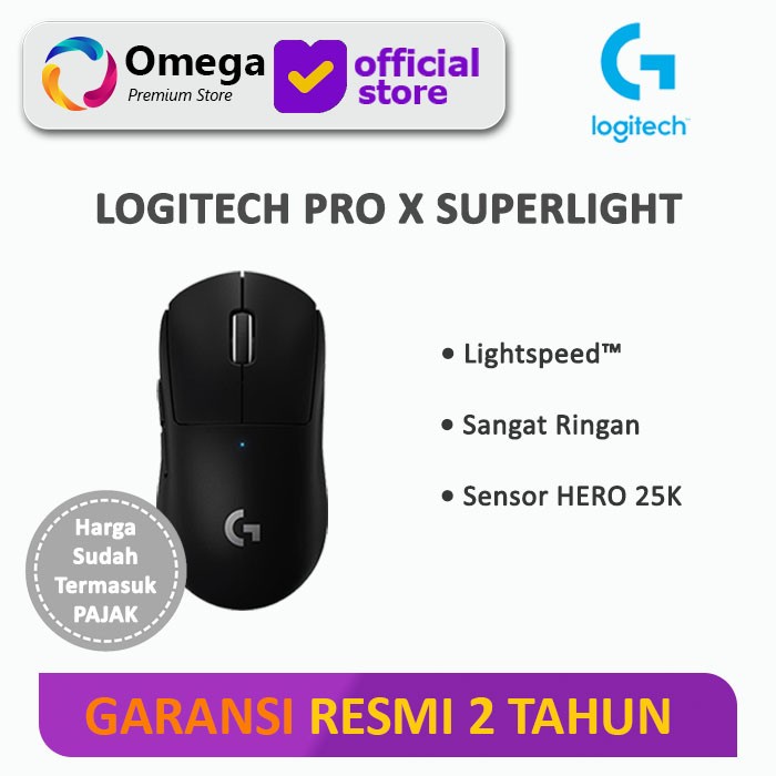 Jual LOGITECH G PRO X SUPERLIGHT WIRELESS GAMING MOUSE | Shopee Indonesia