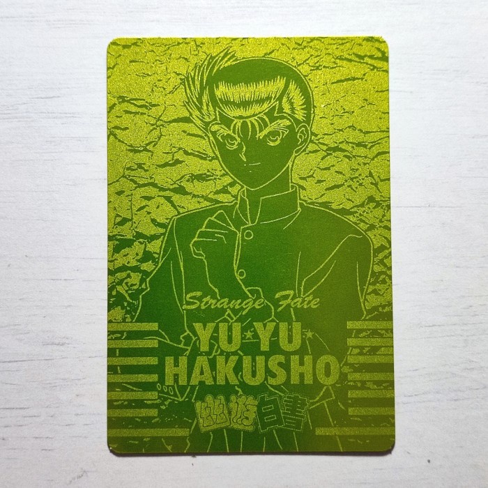 Jual yusuke kartu yuyu hakusho gold foil strange fate card 131 original ...