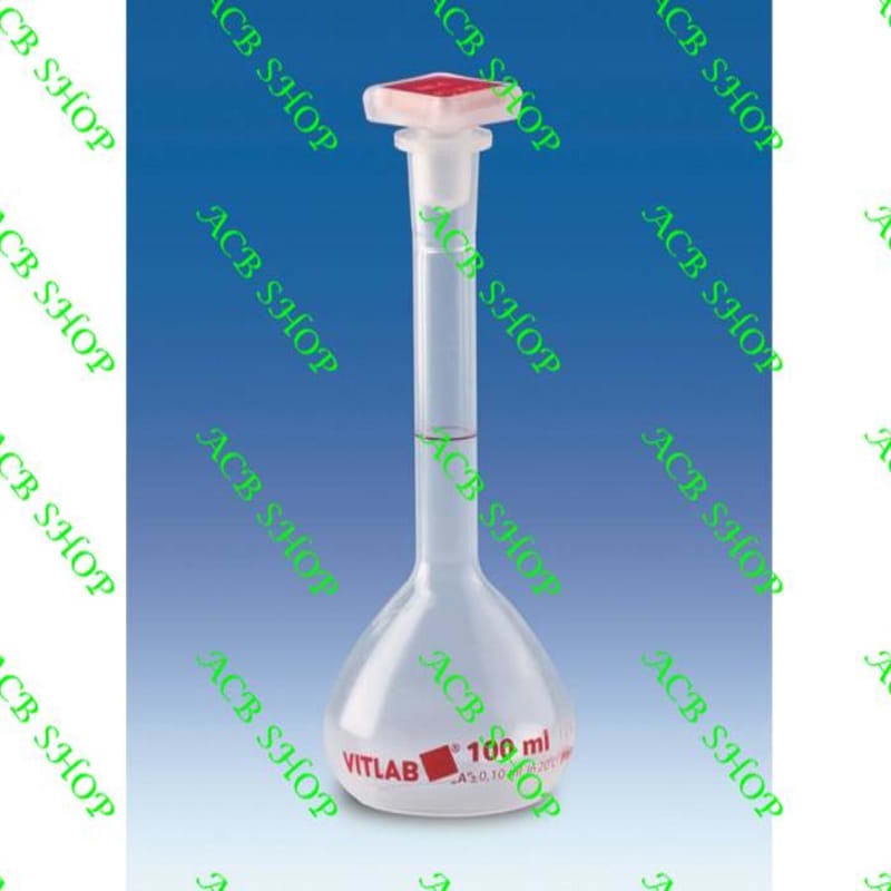 Jual VITLAB Volumetric Flasks, PMP, Class A Cap. 100ml 67304 | Shopee Indonesia
