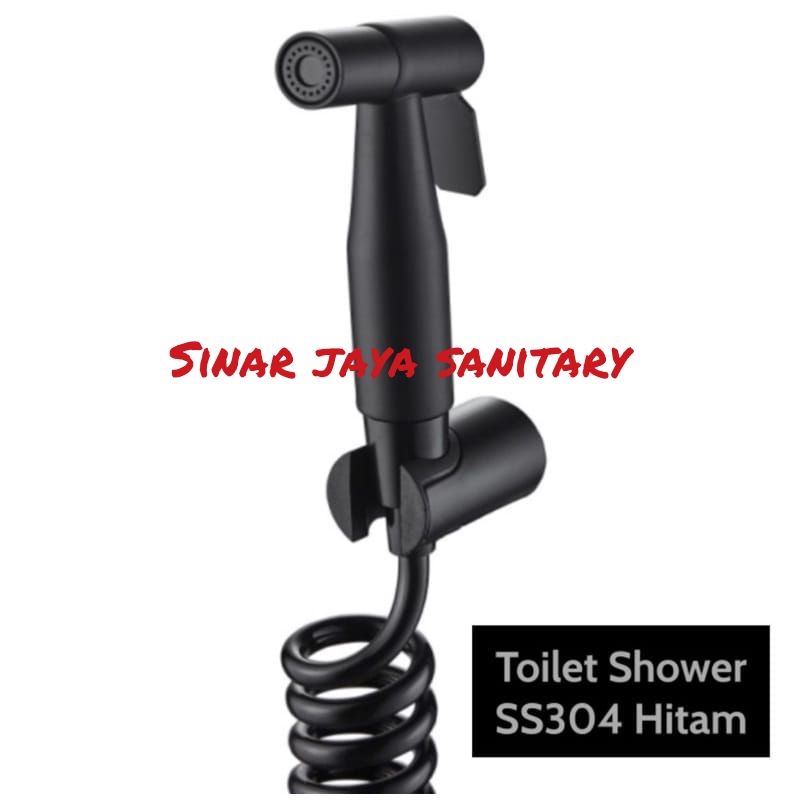 Jual Jet Shower Hitam Tarik / Jet Shower Toilet Tarik Bla Stainless ...