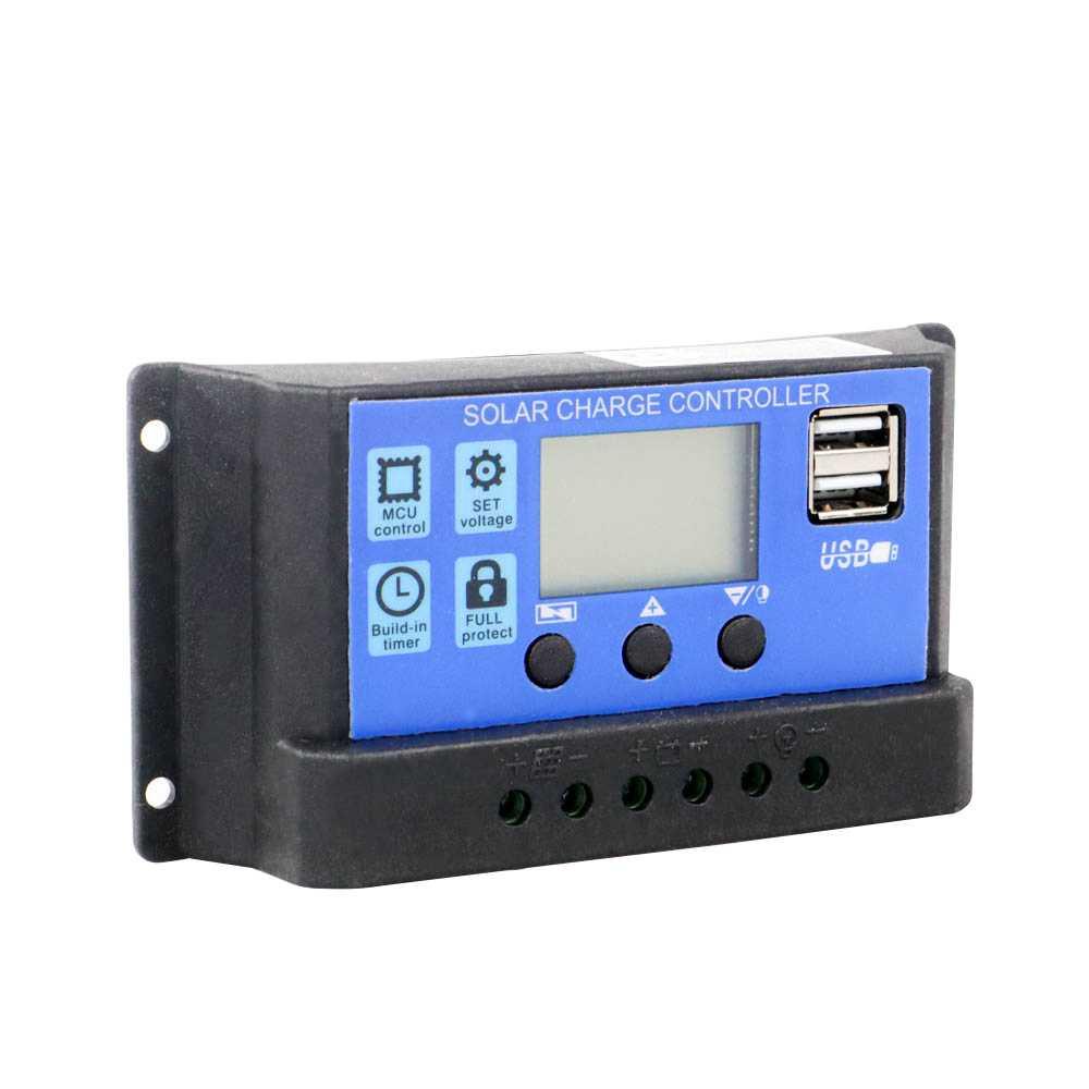Jual Solar Charger Controller Dual USB 10A 12V 24V | Shopee Indonesia