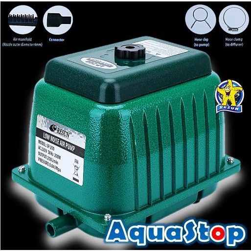 Jual RESUN LP-200 AIR PUMP POMPA UDARA AERATOR | Shopee Indonesia