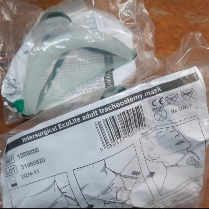 Jual Erin Mi- Intersurgical EcoLite Adult Tracheostomy Mask ORIGINAL ...