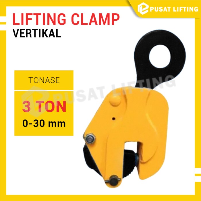 Jual Terbaru Lifting Clamp Hook Vertikal 1 2 3 4 5 Ton Alat Angkat ...