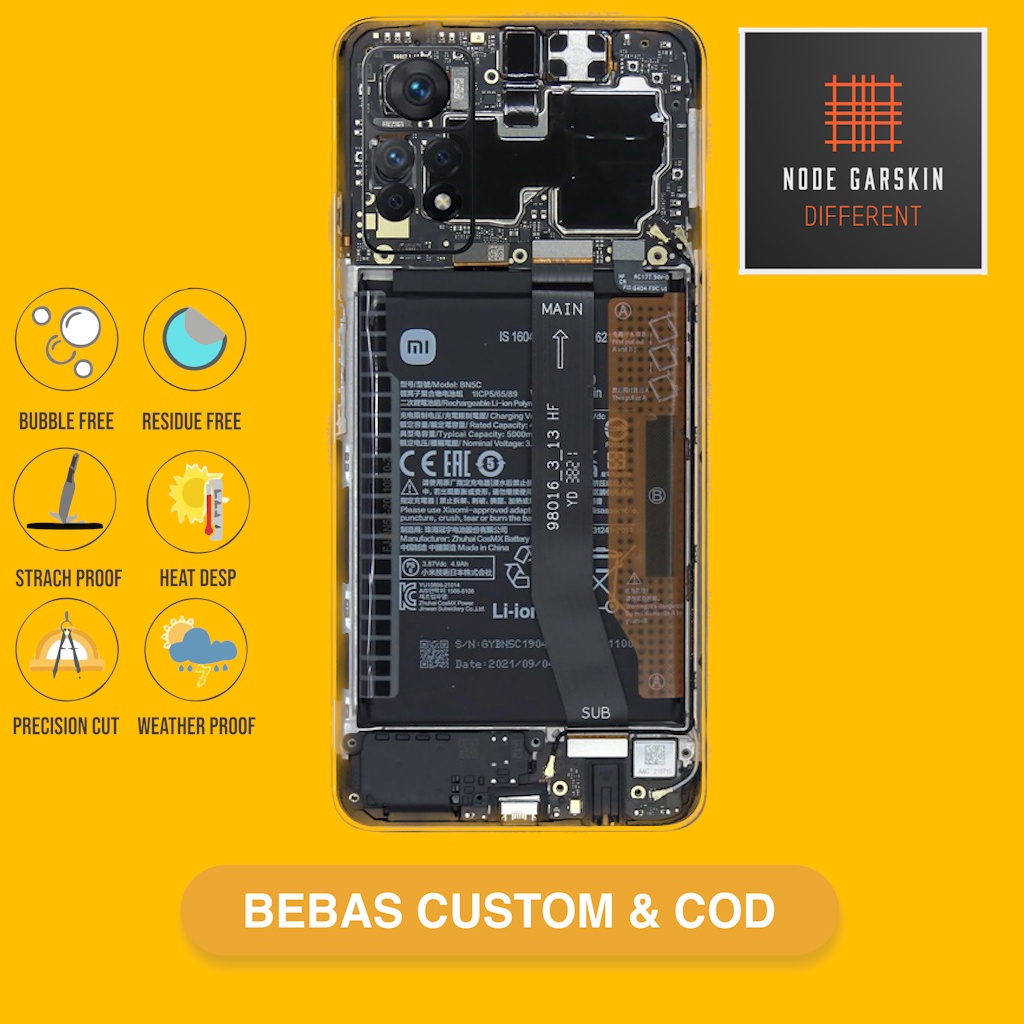 Jual Garskin Skin Vinyl Redmi Note 11 Pro 4G dab 5G Fullbody Atau ...