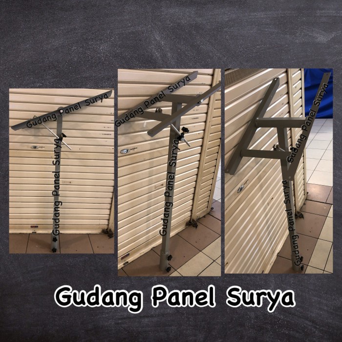 Jual Mounting Bracket Panel Surya Dudukan Tiang Panel Surya | Shopee ...