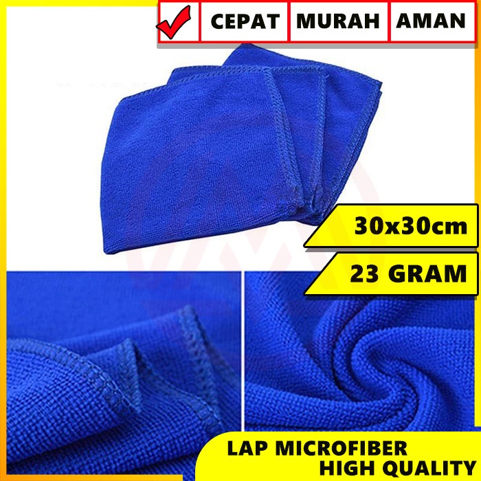 Jual KAIN LAP MICROFIBER LAP MICRO FIBER HIGH QUALITY 23 GRAM/LEMBAR ...