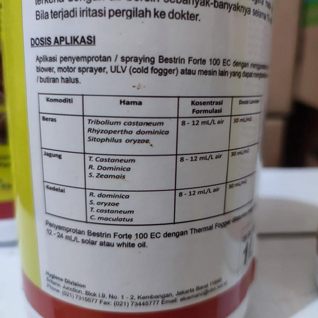Jual Bestrin Forte 100 Ec - Obat Fogging Ampuh Nyamuk Dbd Kutu Gudang ...