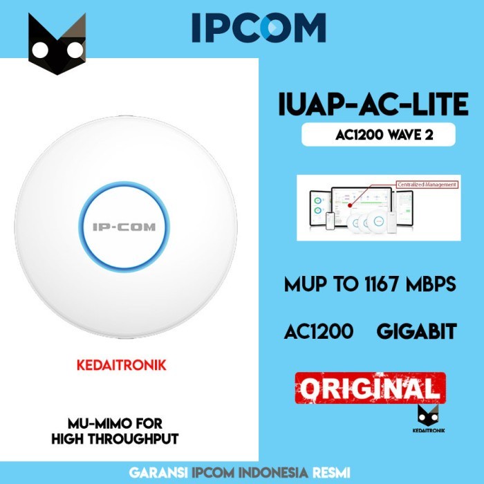Jual IP Com Profi iUAP AC LITE AC1200 AP Gigabit Access Point MU-MIMO unifi | Shopee Indonesia