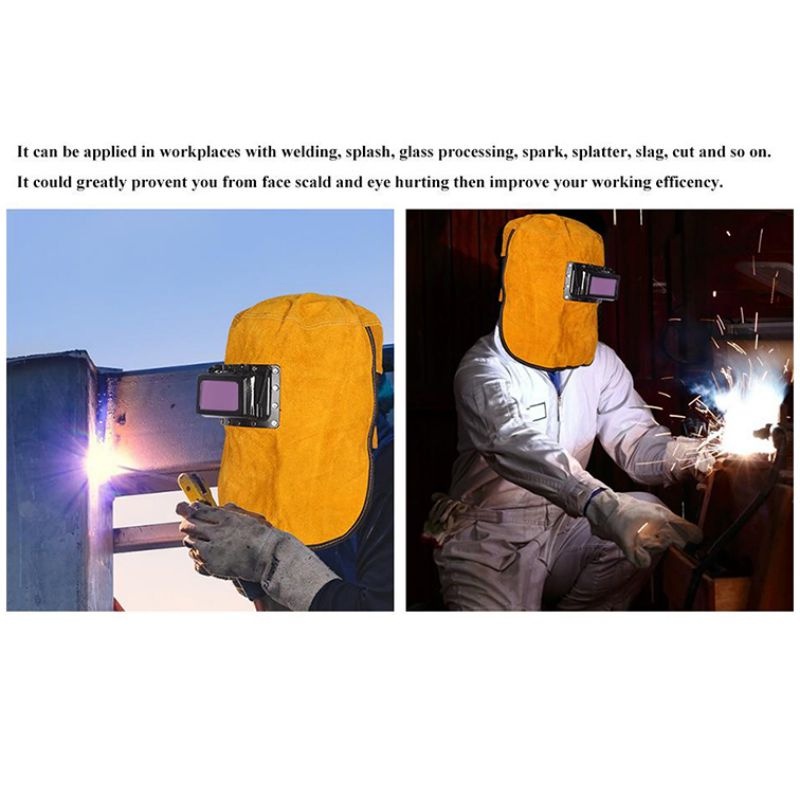Jual Tog Las Kulit Heat Resistant Welding Supplies Hood Untuk Welder ...