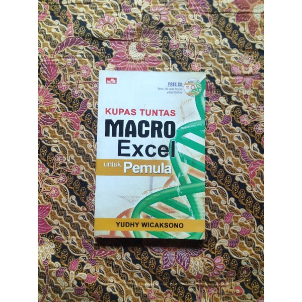 Jual Buku Komputer, Kupas Tuntas MACRO EXCEL untuk Pemula @Yudhy ... Jual Buku Komputer, Kupas Tuntas MACRO EXCEL untuk Pemula @Yudhy ...
