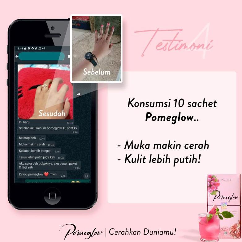 Jual Recomend POMEGLOW MINUMAN COLLAGEN BIKIN GLOWING ., | Shopee Indonesia