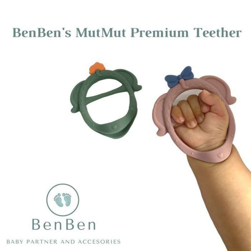 Jual Benben Mutmut Teether With Case | Shopee Indonesia