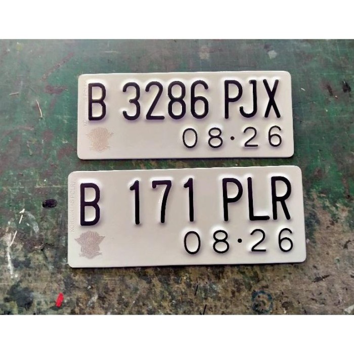 Jual ma01 plat nomor satuan plat sepeda motor baut tanem, baut dalam ...
