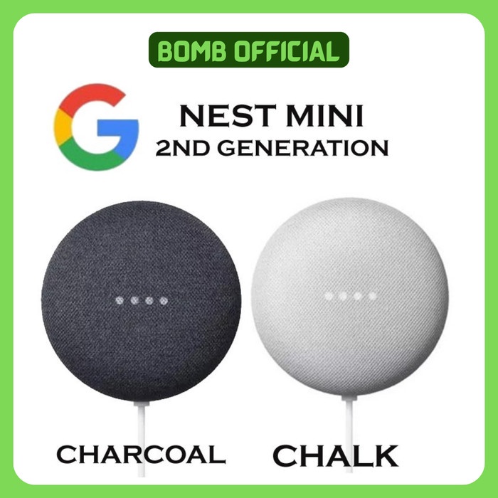 Jual Google Nest Mini 2020 Original Home Mini 2 Gen Smart Speaker ...
