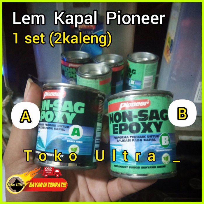 Jual Lem Kapal Pioneer / Lem Lem Epoxy / Lem Pioneer / Lem Fiber Atau Besi | Shopee Indonesia