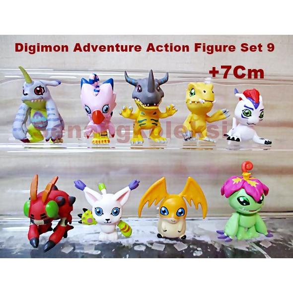 Jual Cod Digimon Adventure Agumon Action Figure Set Isi 9 Sale | Shopee ...