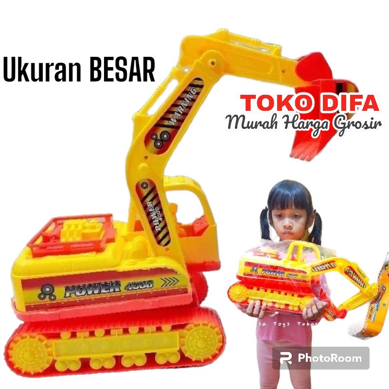 Jual DT Toys- MAINAN BEGO EXCAVATOR UKURAN BESAR BAHAN BENING PREMIUM ...
