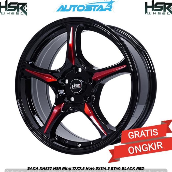 Jual VELG HSR RING 17 MOBIL INNOVA XPANDER ERTIGA XTRAIL,HSR SAGA R17 ...