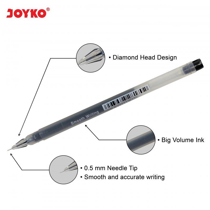 Jual Cod Pulpen / Pena Joyko Gp- 212 Gell Pen 0,5 Mm I Diamond ...