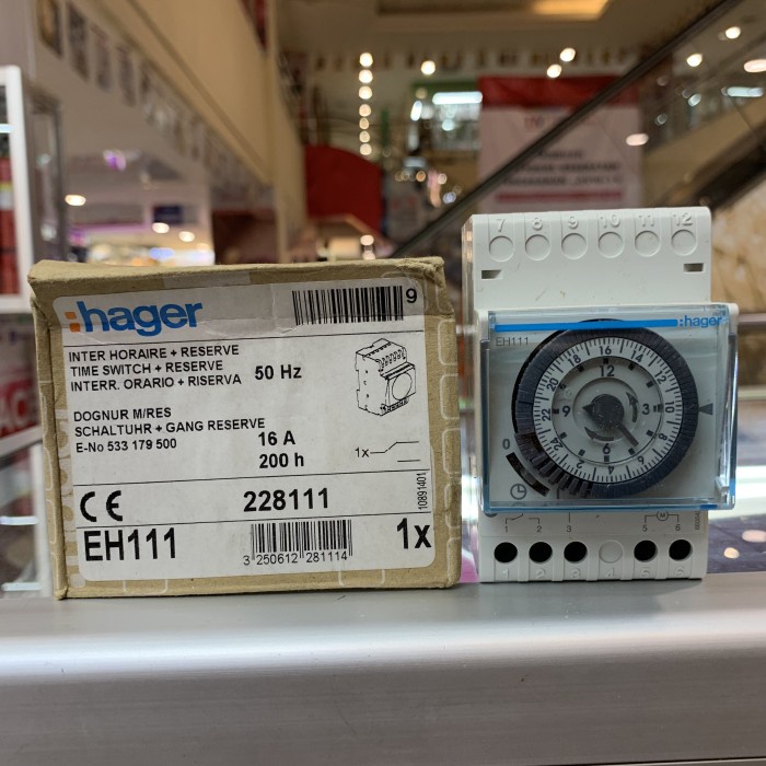 Jual Ready Time Switch / Timer / Hager Eh 111 24 Jam Limited | Shopee ...