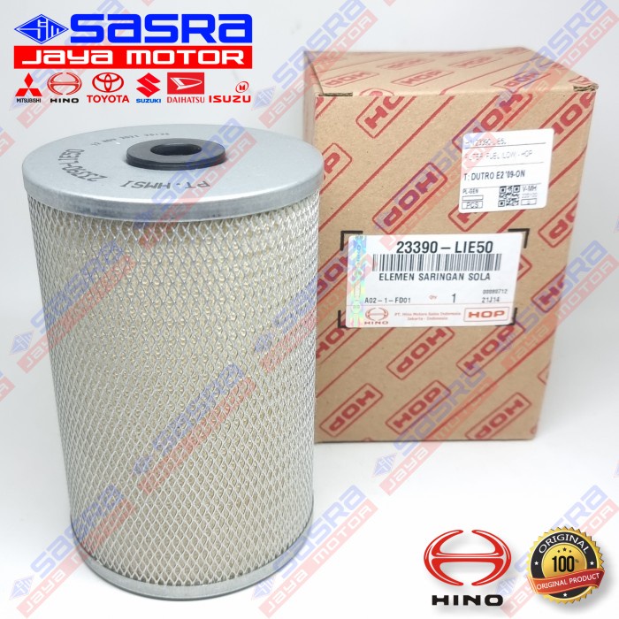 Jual Fuel Filter/Solar Bawah ORI DUTRO/DYNA E2 All Type Hino Genuine Parts HIN.23390-LIE50 ...
