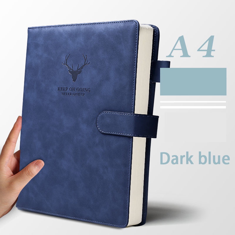 Jual GS88 Buku Catatan Harian Notebook Cover Kulit Magnetic Buckle A4 ...