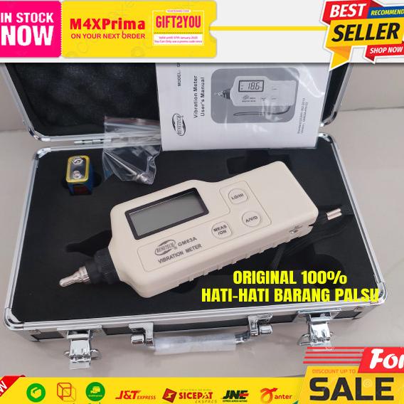 Jual Vibration Meter GM63A Benetech ORIGINAL Vibrometer Tester GM-63A ...