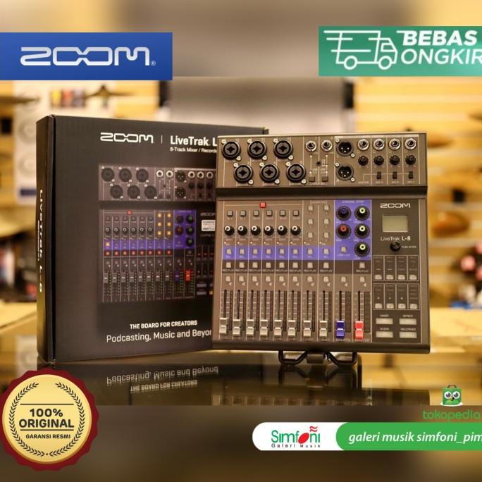 Jual ZOOM L-8 / L8 LIVETRAK 8-Track Mixer/Recorder | Shopee Indonesia