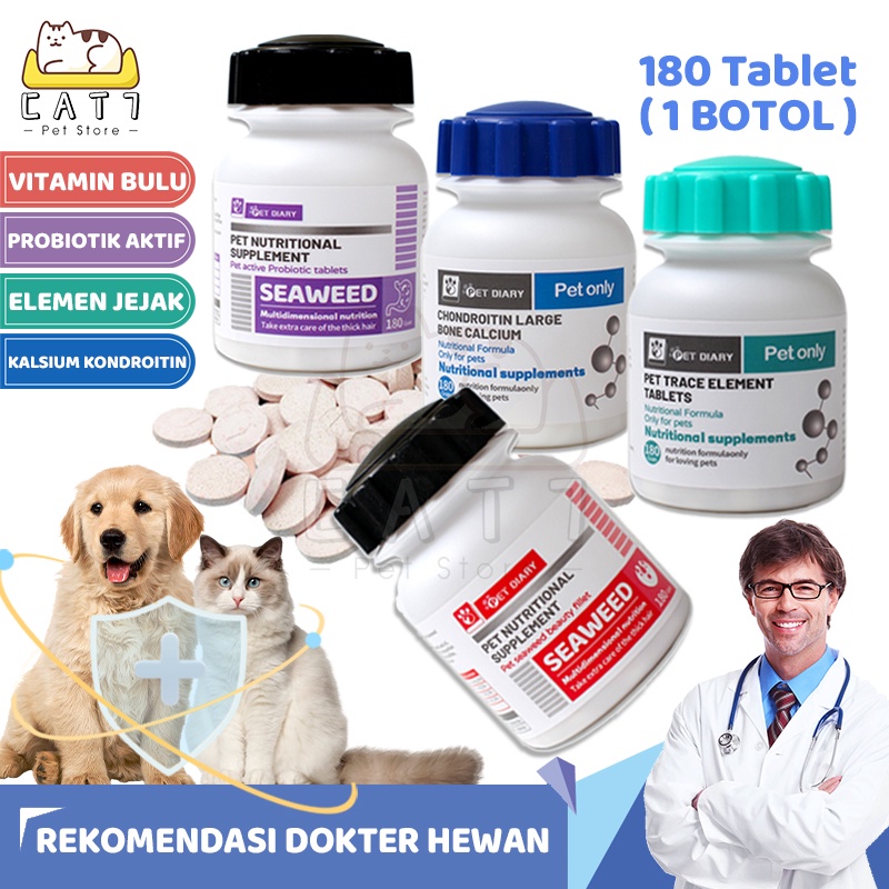 Jual PET DIARY - Vitamin Bulu Kucing Anti Bulu Rontok Kucing Kalsium ...