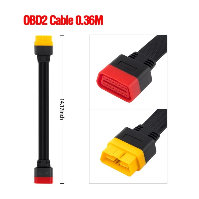 Jual Kabel Sambungan Extension Obd2 Launch Easydiag Thinkdiag X431 16 Pins | Shopee Indonesia