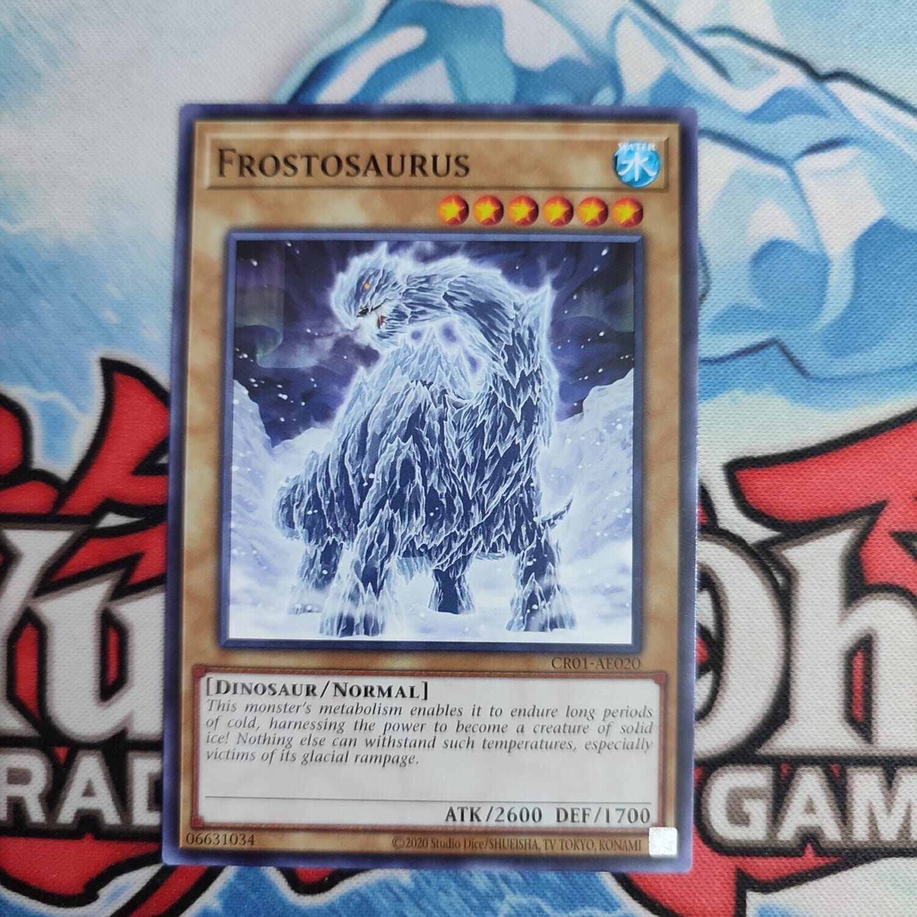 Jual yugioh AE frostosaurus CR01-AE020 C original | Shopee Indonesia