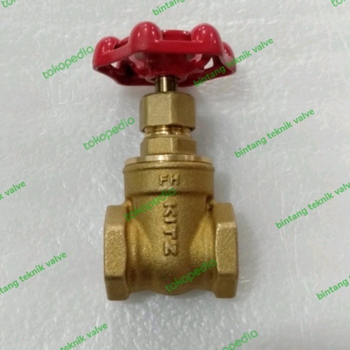 Jual gate valve 1/2" inch kitz asli kuningan original | Shopee Indonesia