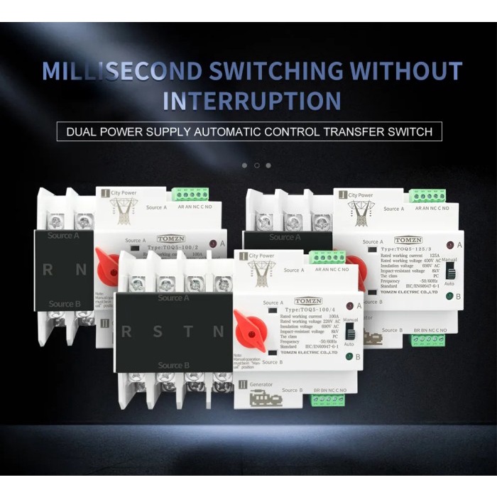 Jual Promo Ats Automatic Transfer Switch Saklar Selector Otomatis ...
