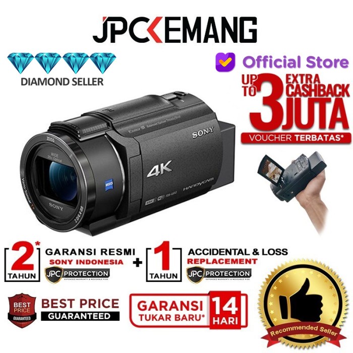 Jual SONY FDR AX43A 4K HANDYCAM CAMCORDER SONY AX43 A FDRAX43A RESMI ...