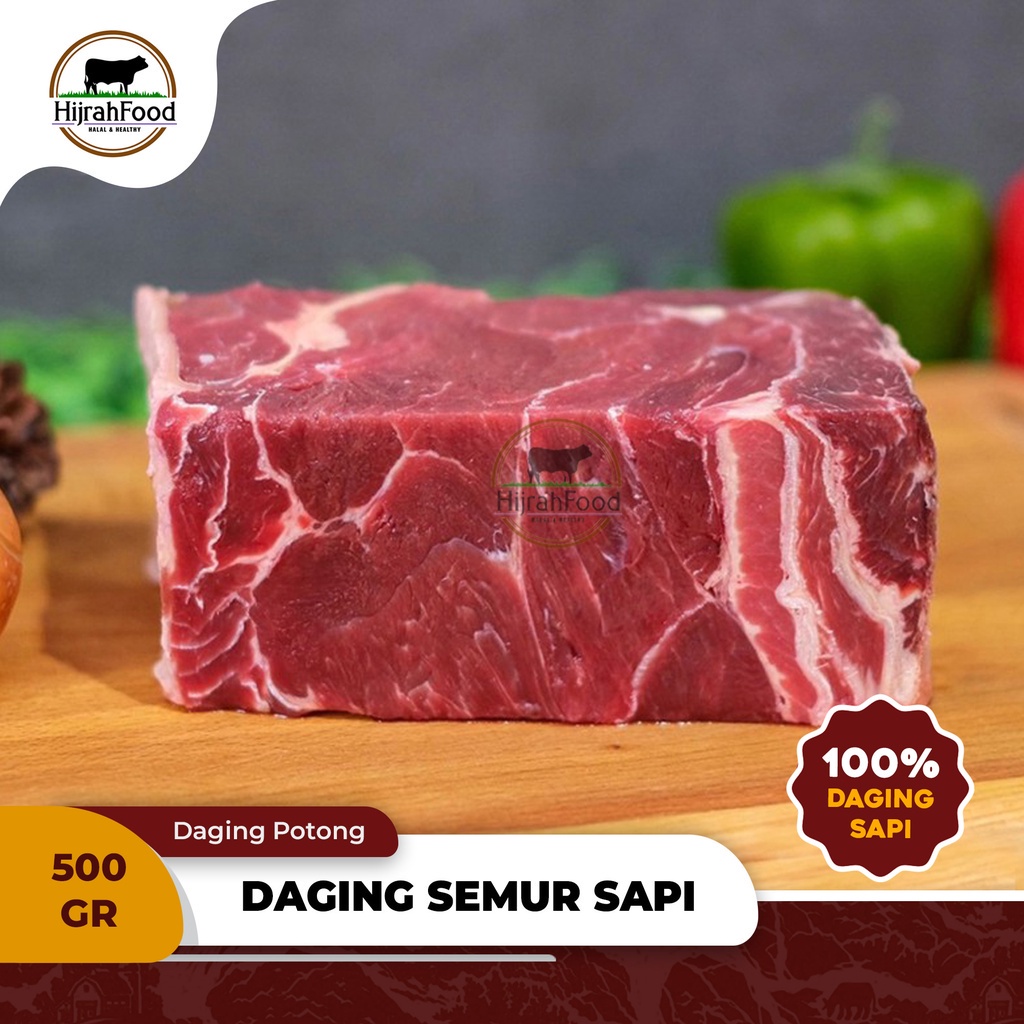 Jual Hijrahfood Daging Sapi AUS | Daging Semur Rawon Soto Sop 500 gr ...